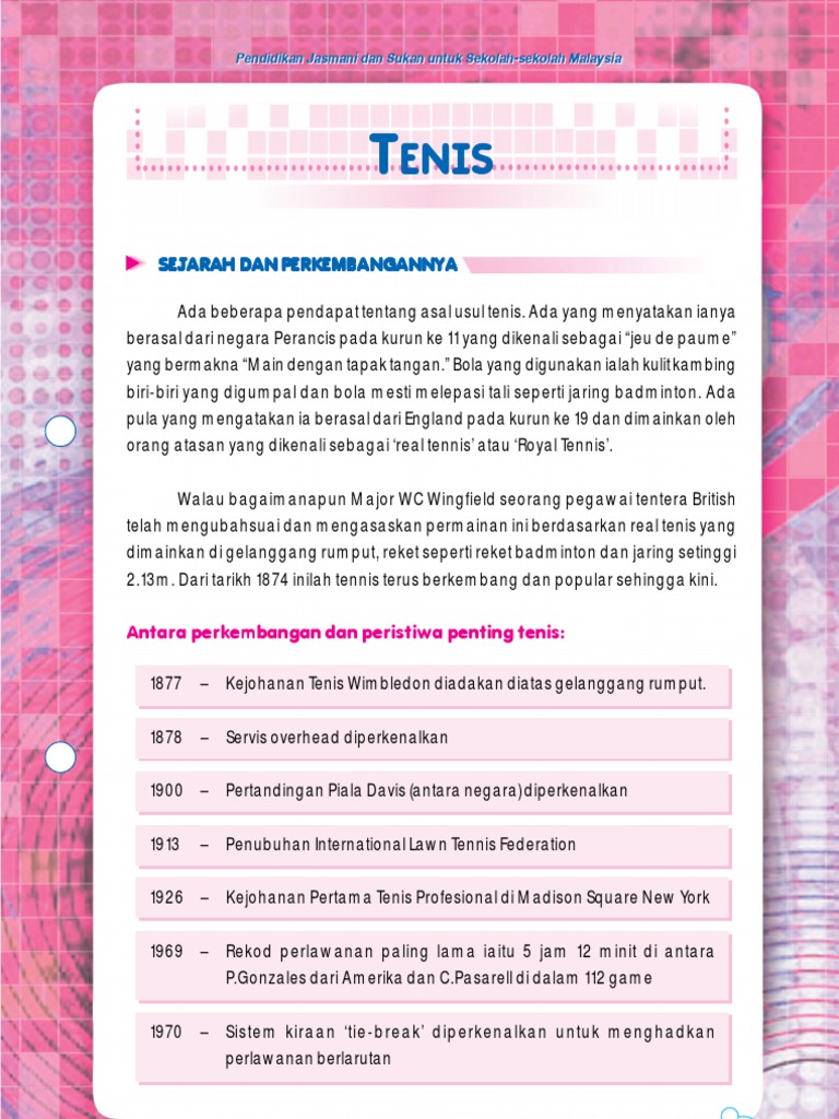 Nota Tentang Tenis | PDF