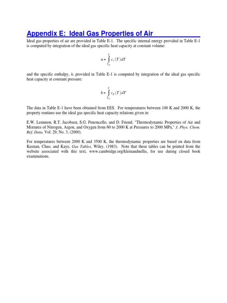 Gas Properties PDF | PDF