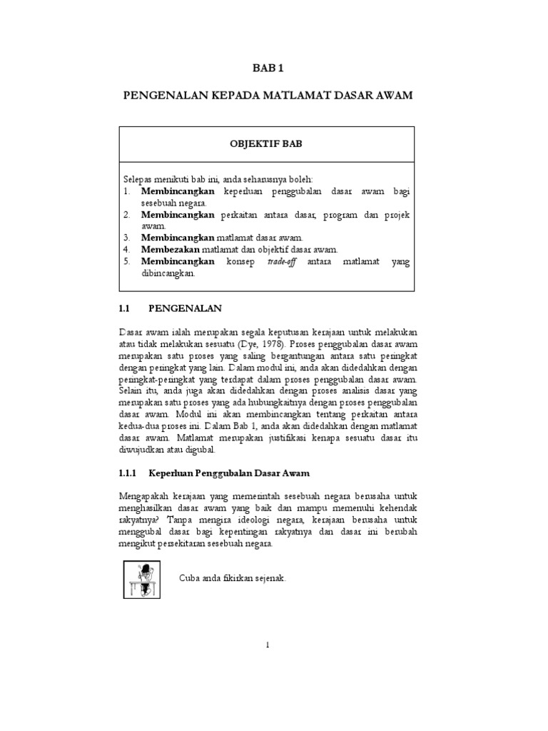 Bab 1 | PDF