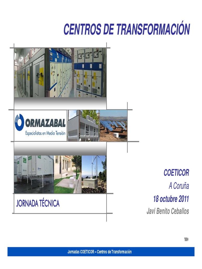 ORMAZABAL | PDF | Subestacion electrica | Fotovoltaica