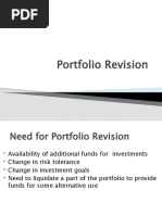 Monitoring and Revision of Portfolio | PDF | Investment Fund | Investing