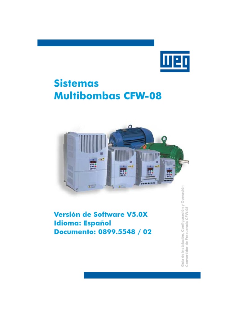 Weg CFW 08 | PDF | Ingeniería mecánica | Ingenieria Eléctrica