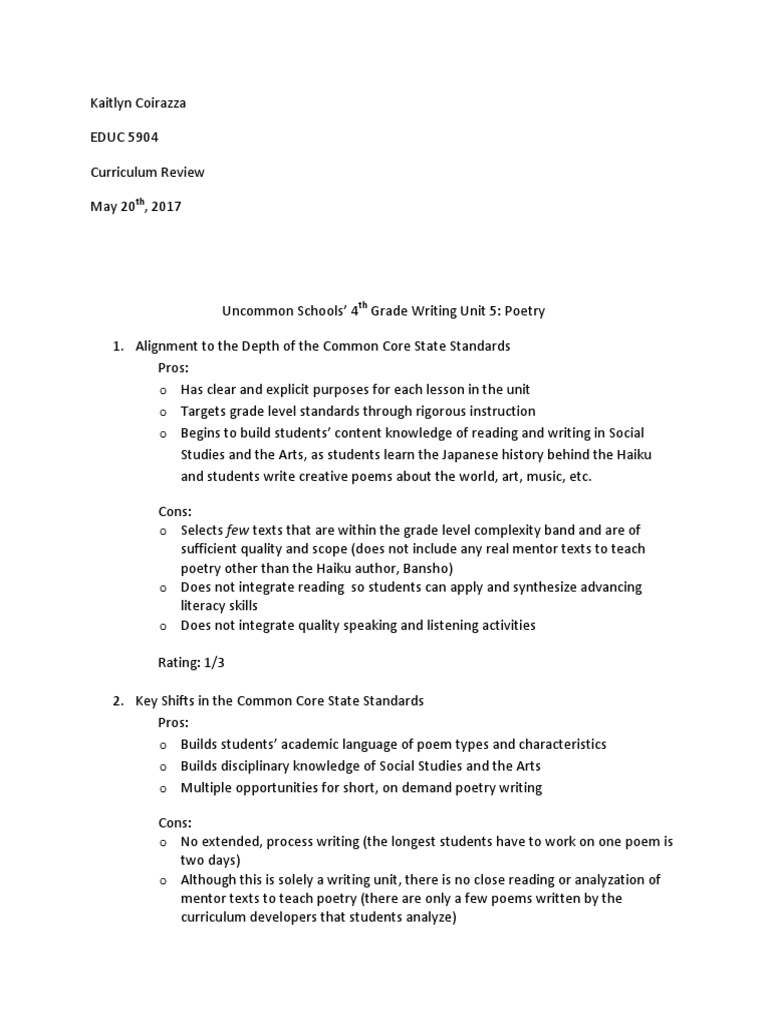 Curriculum Review | PDF | Educational Assessment | Mentorship