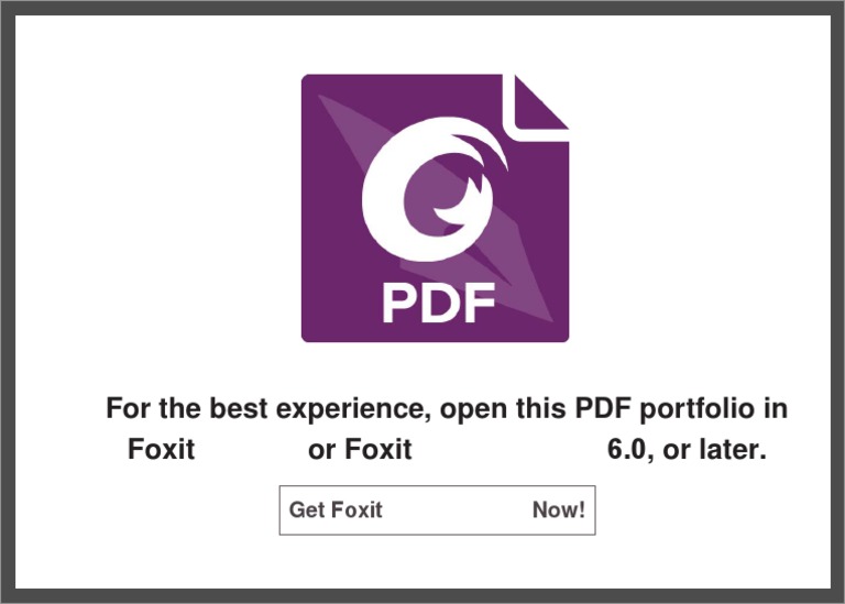 How to Open and View this PDF Portfolio for the Best Experience Using ...