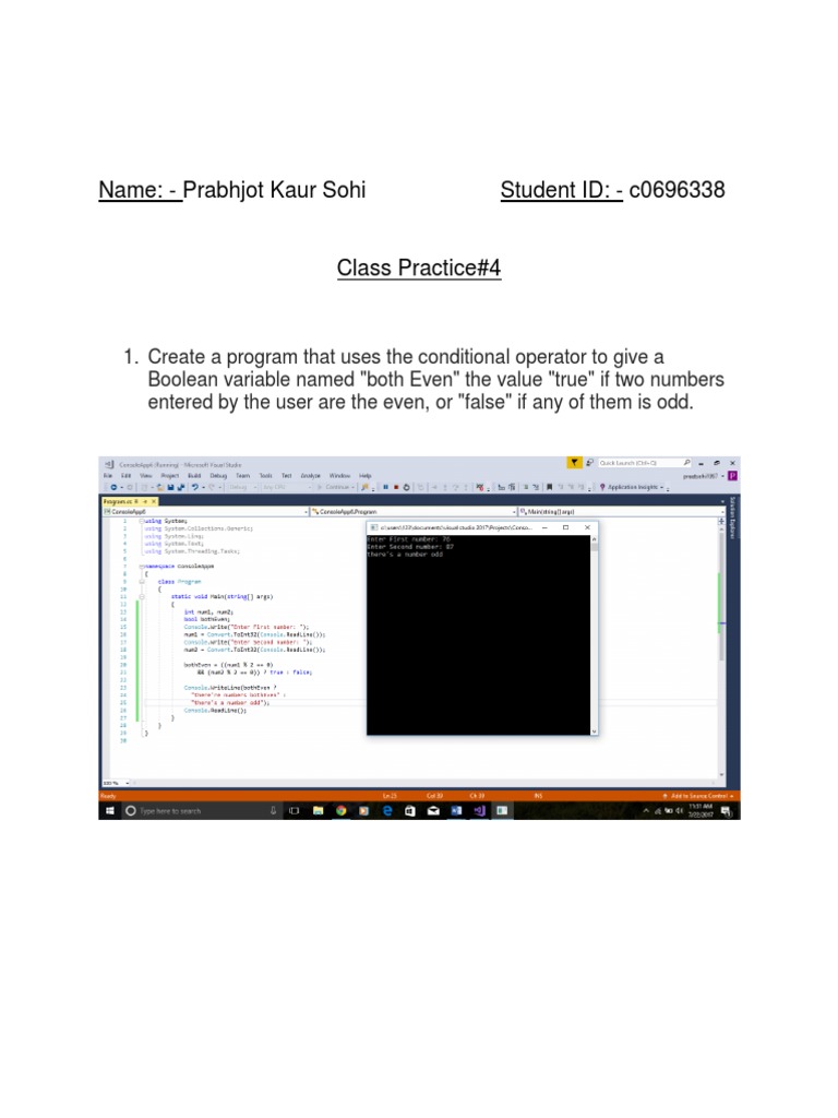 C# Programming Practice Exercises | PDF