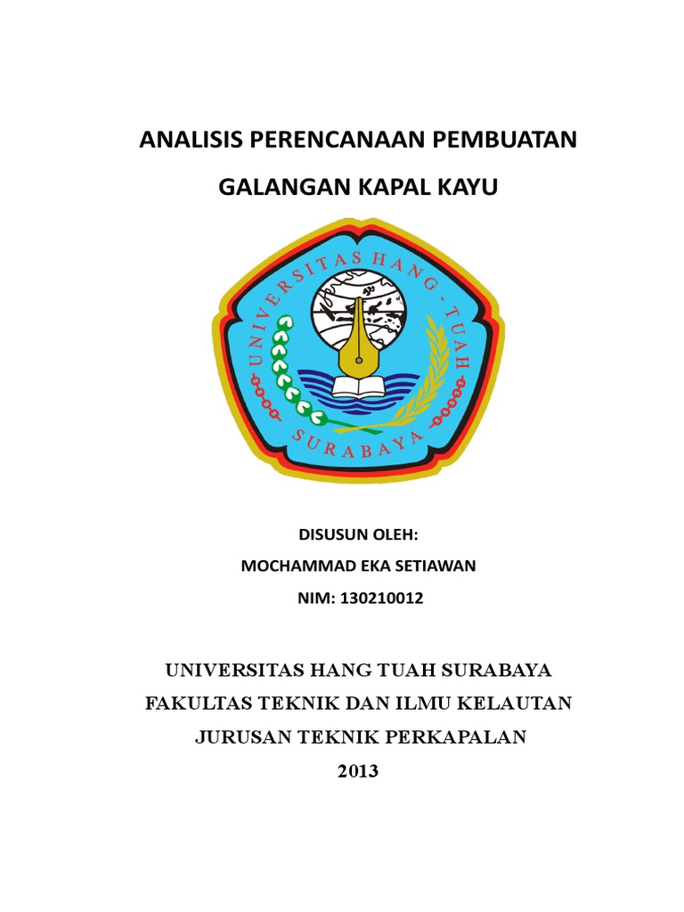 Perencanaan Galangan Kapal Kayu | PDF