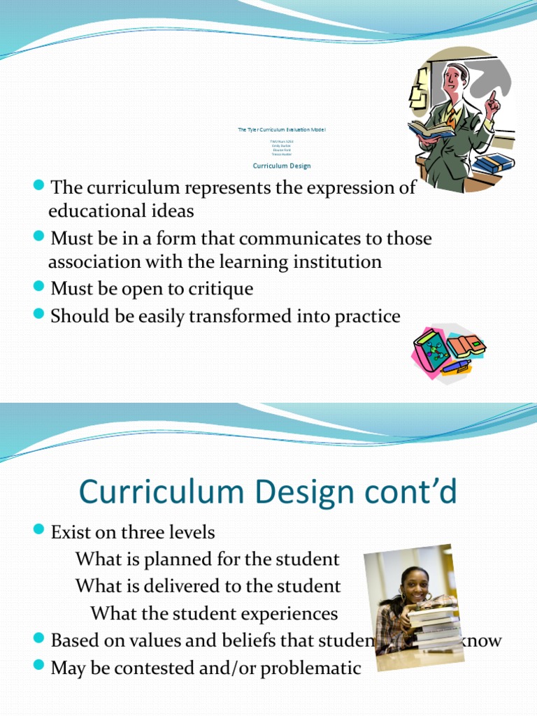 Tylers Curriculum Model | PDF | Curriculum | Evaluation