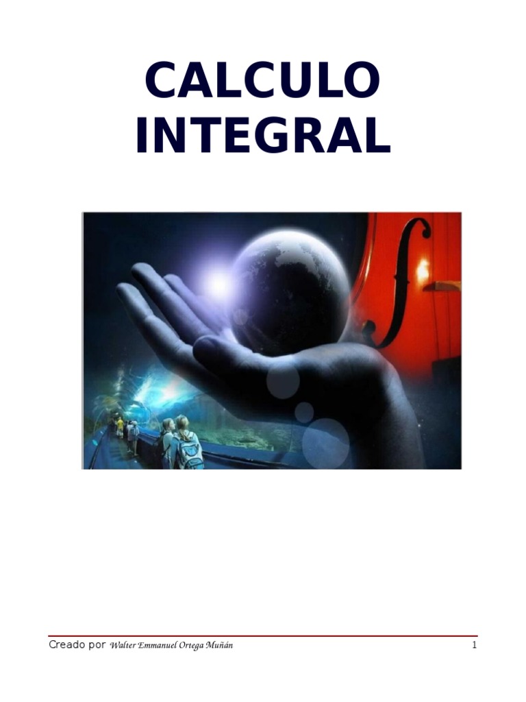 Libro de Calculo Integral | Descargar gratis PDF | Suma | Integral