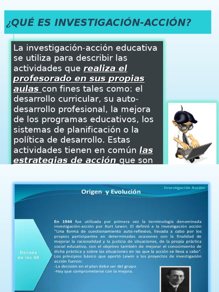 Qué Es Investigación Acción | Investigación para la Acción | Conceptos ...