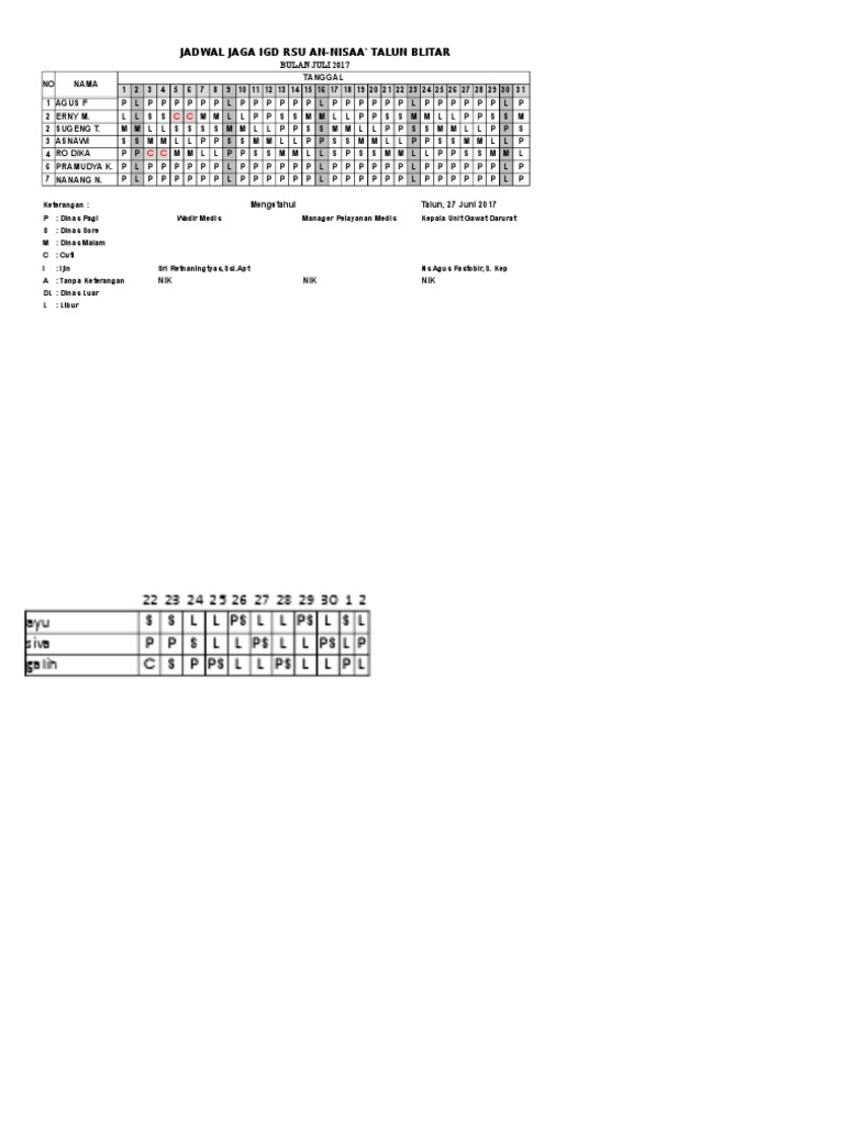 Jadwal Arek Arek Iki | PDF