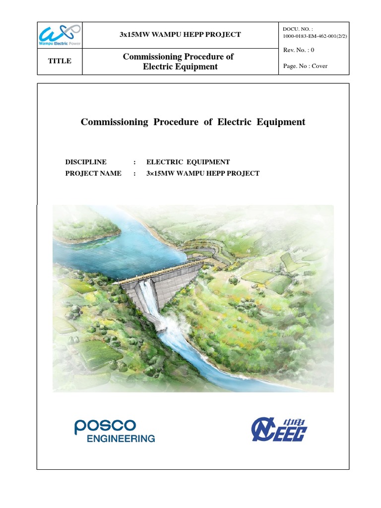 Commissioning Procedure of Electric Equipment (Rev.0) | PDF ...