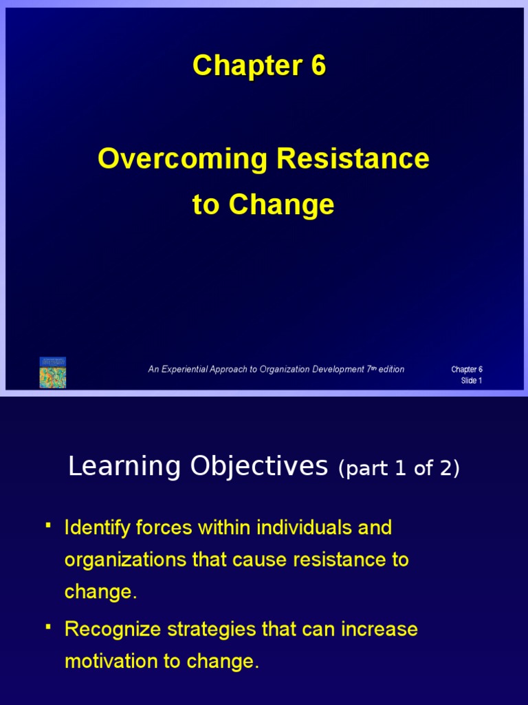 Overcoming Resistance To Change | PDF | Globalization | Organization ...