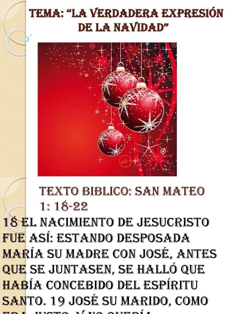 Tema La Navidad | PDF | San José | Navidad