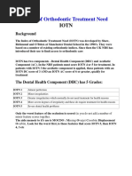 Index of Orthodontic Treatment Need (IOTN) & Peer Assessment Rating ...