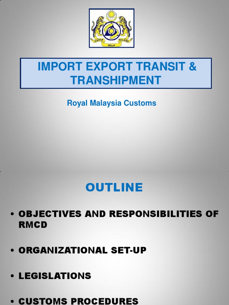 2 ExportTransitTranshipment Procedures PDF | PDF | Asset Forfeiture ...