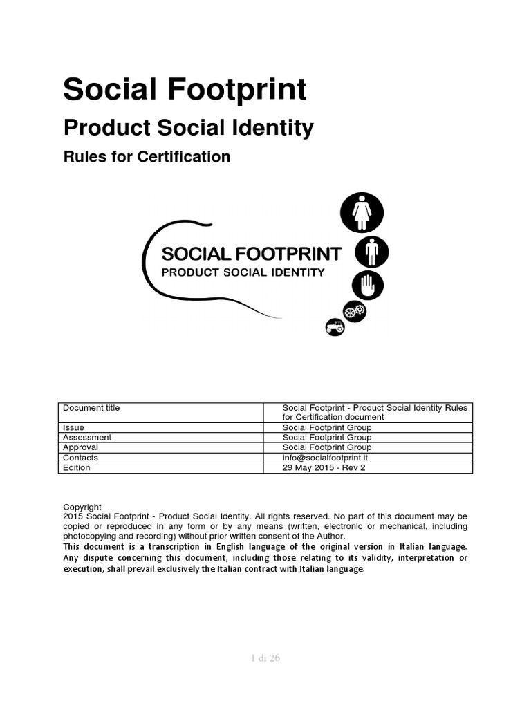 Social Footprint | PDF | Audit | Supply Chain
