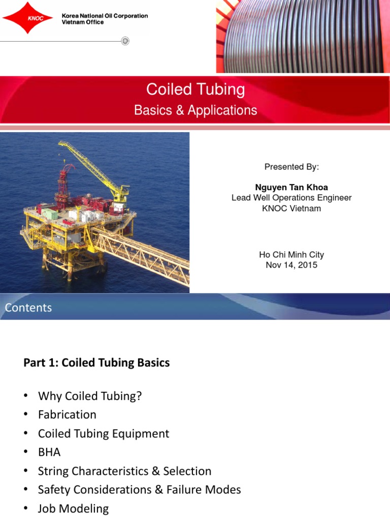 Coiled Tubing PDF | PDF | Pump | Industries