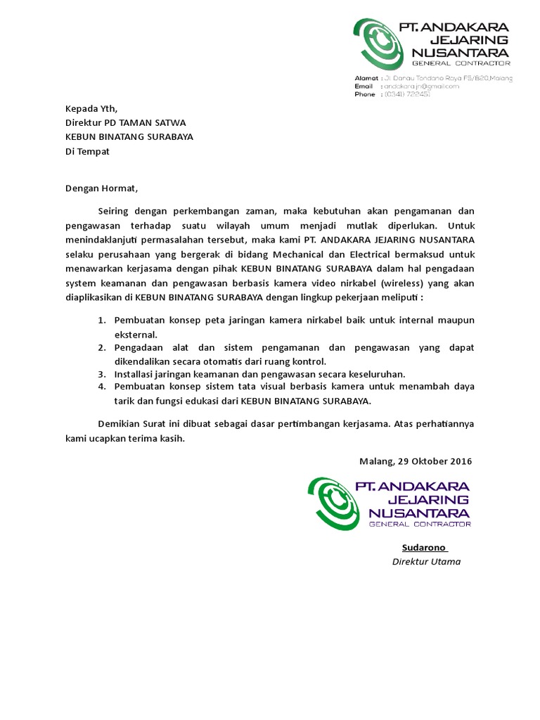 Surat Perkenalan | PDF