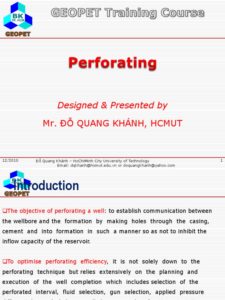 C4 Perforating | Download Free PDF | Casing (Borehole) | Explosive Material