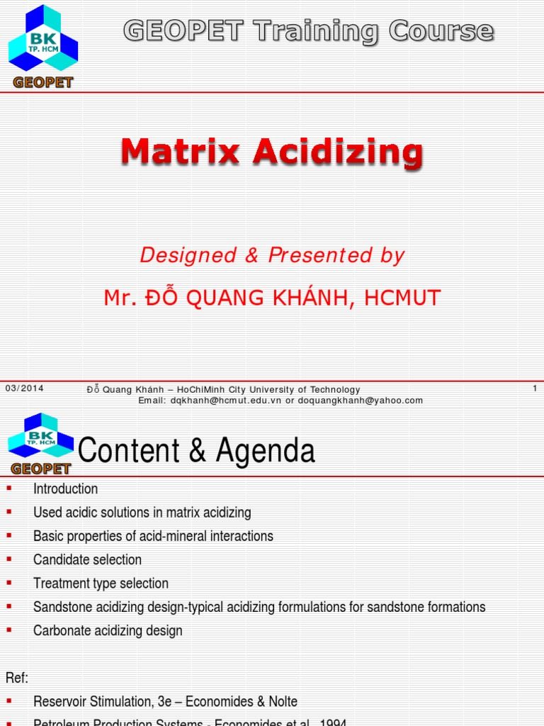 C7 Matrix Acidizing | Download Free PDF | Hydrochloric Acid | Petroleum ...