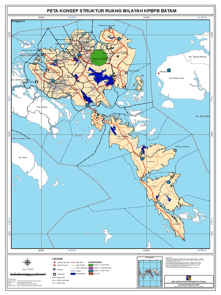 Peta Konsep Struktur Ruang A4 | PDF