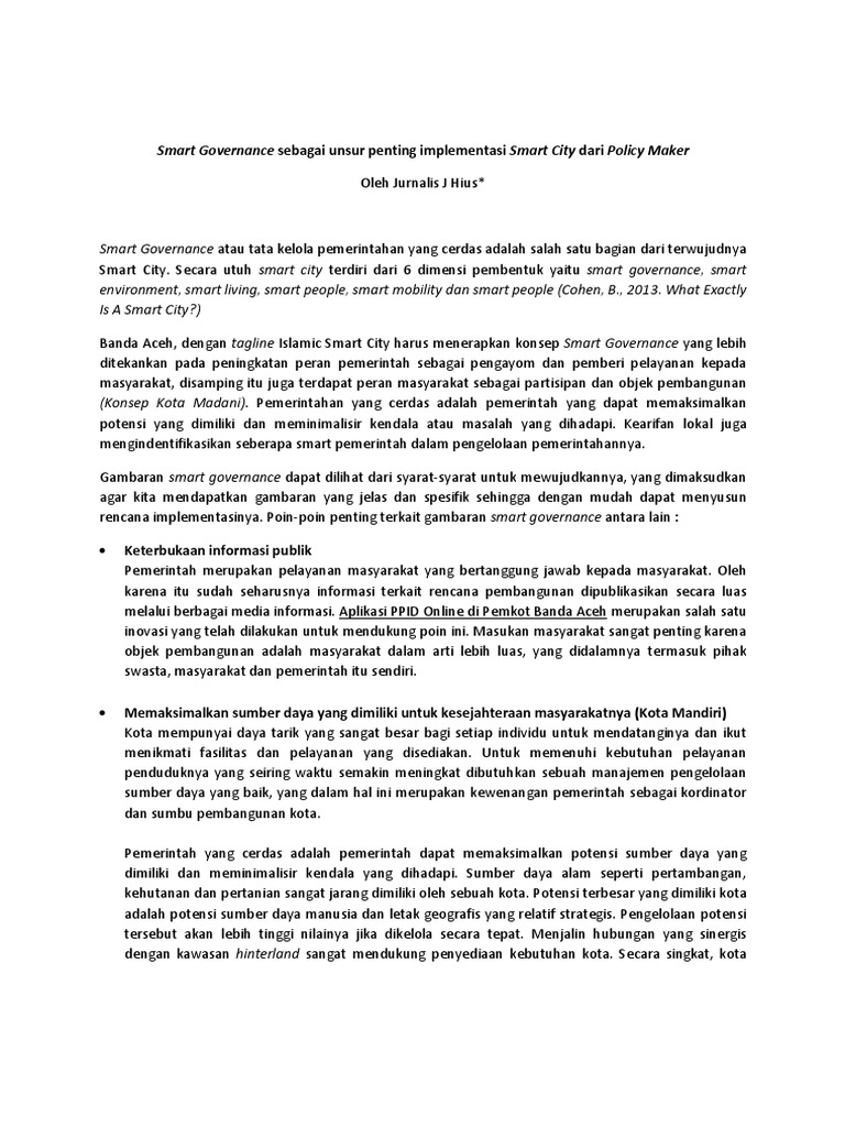 Smart Governance | PDF