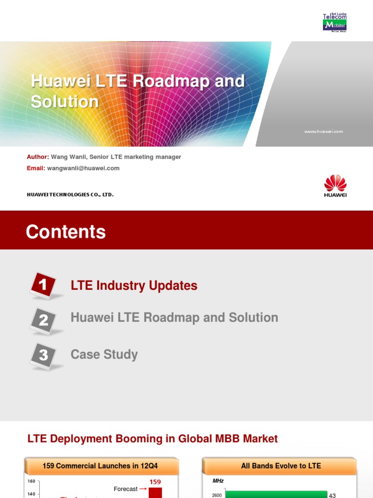 Huawei LTE Roadmap and Solution PDF | PDF | Lte (Telecommunication ...
