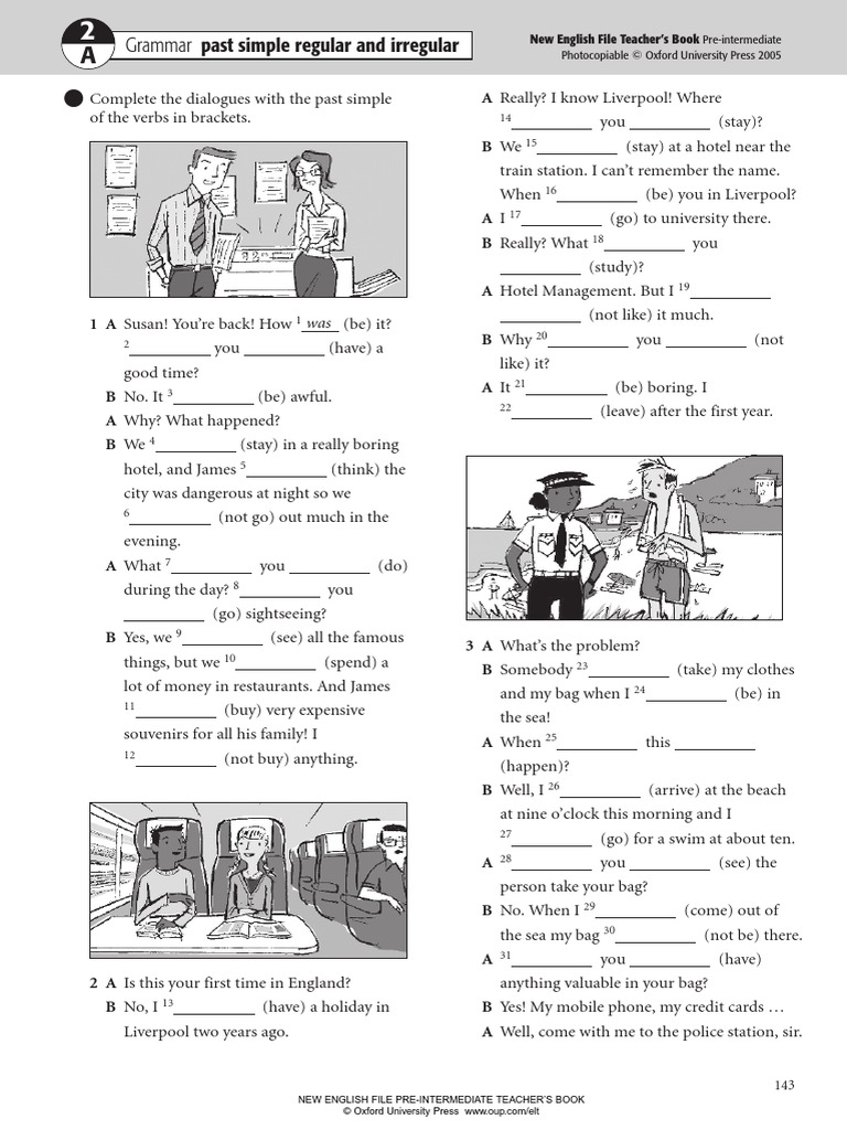 Past Simple | PDF | Grammar