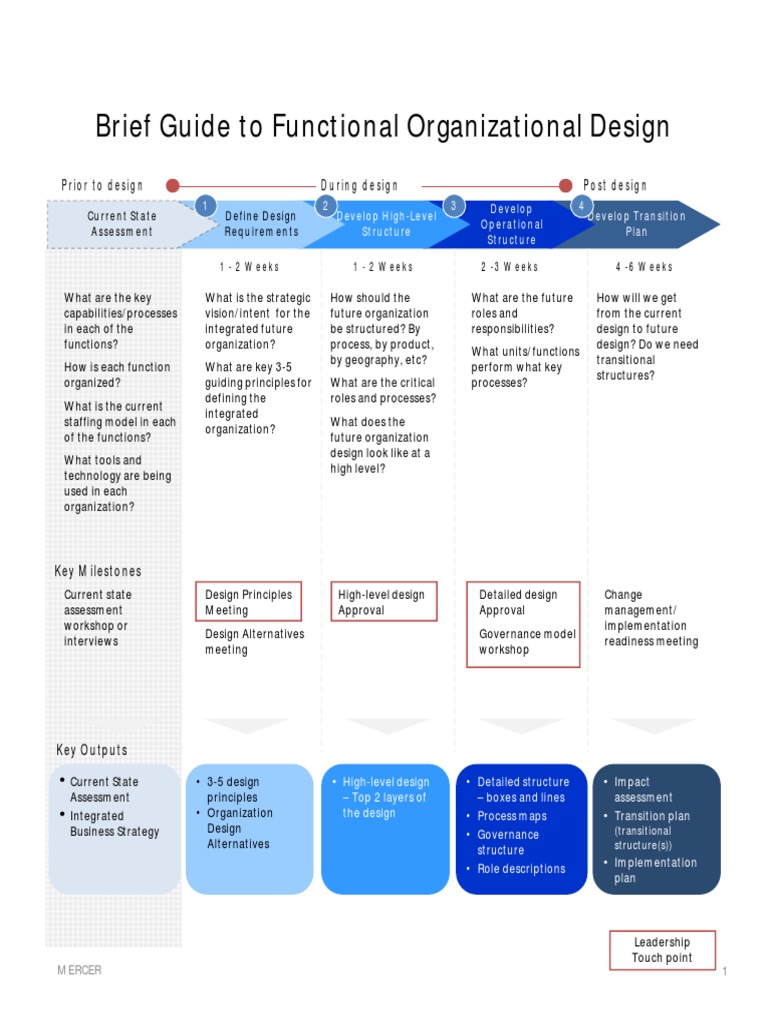 Functional Organizational Design Guide | PDF | Business Process ...