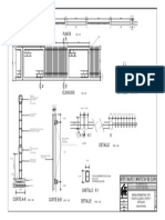 Plano de Barda Perimetral Escolar | PDF