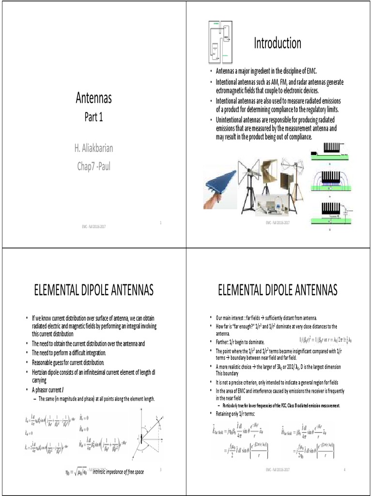 H. Aliakbarian Chap7 - Paul: Intrinsic Impedance of Free Space | PDF ...