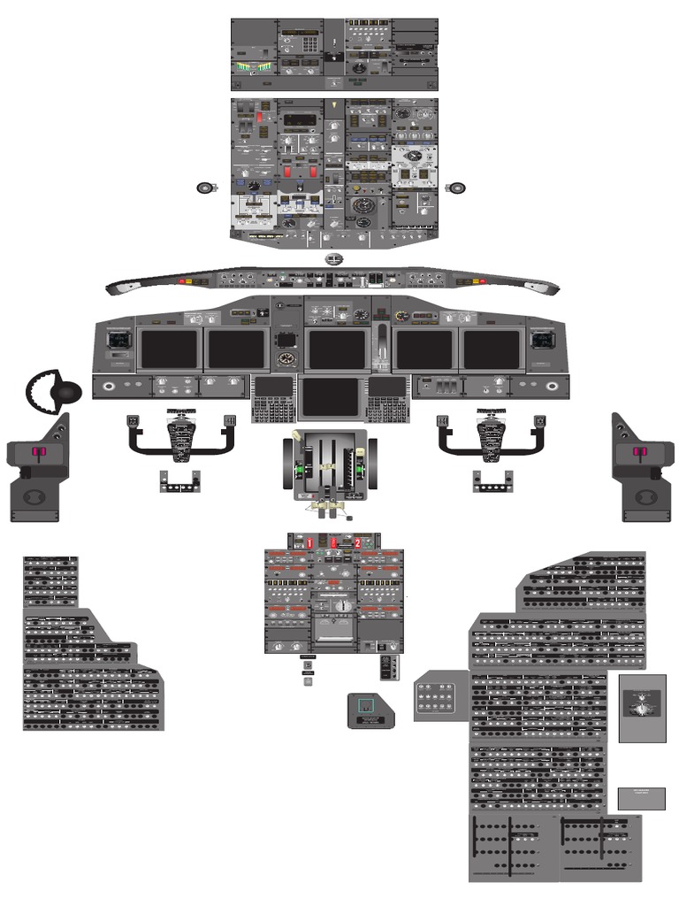 b737ng Cockpit | PDF | Vehicle Parts | Vehicles