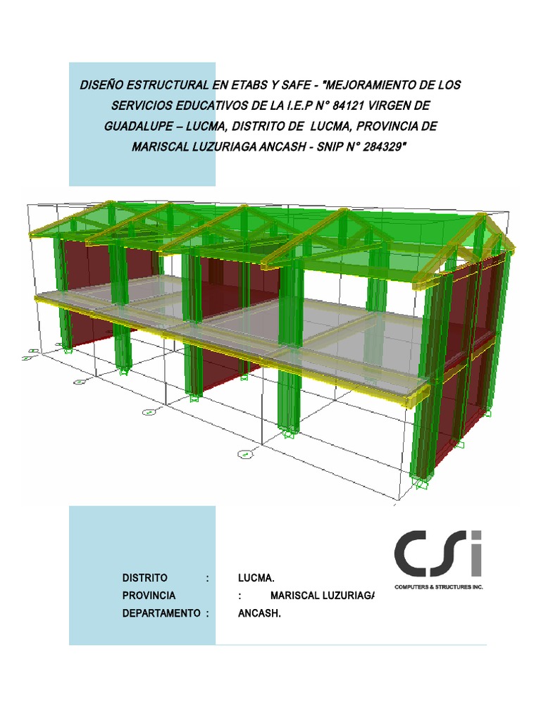 Informe Estructural Edificacion | PDF | Fundación (Ingeniería) | Hormigón