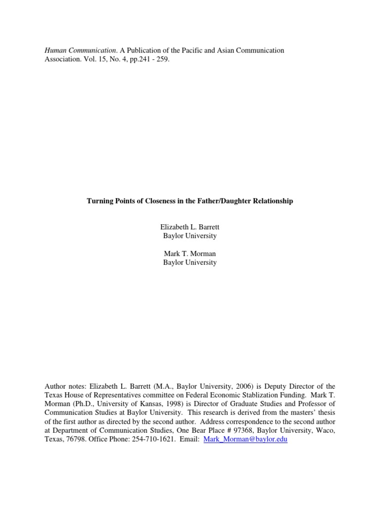 04 02 Barrett PDF | PDF | Interpersonal Relationships | Friendship