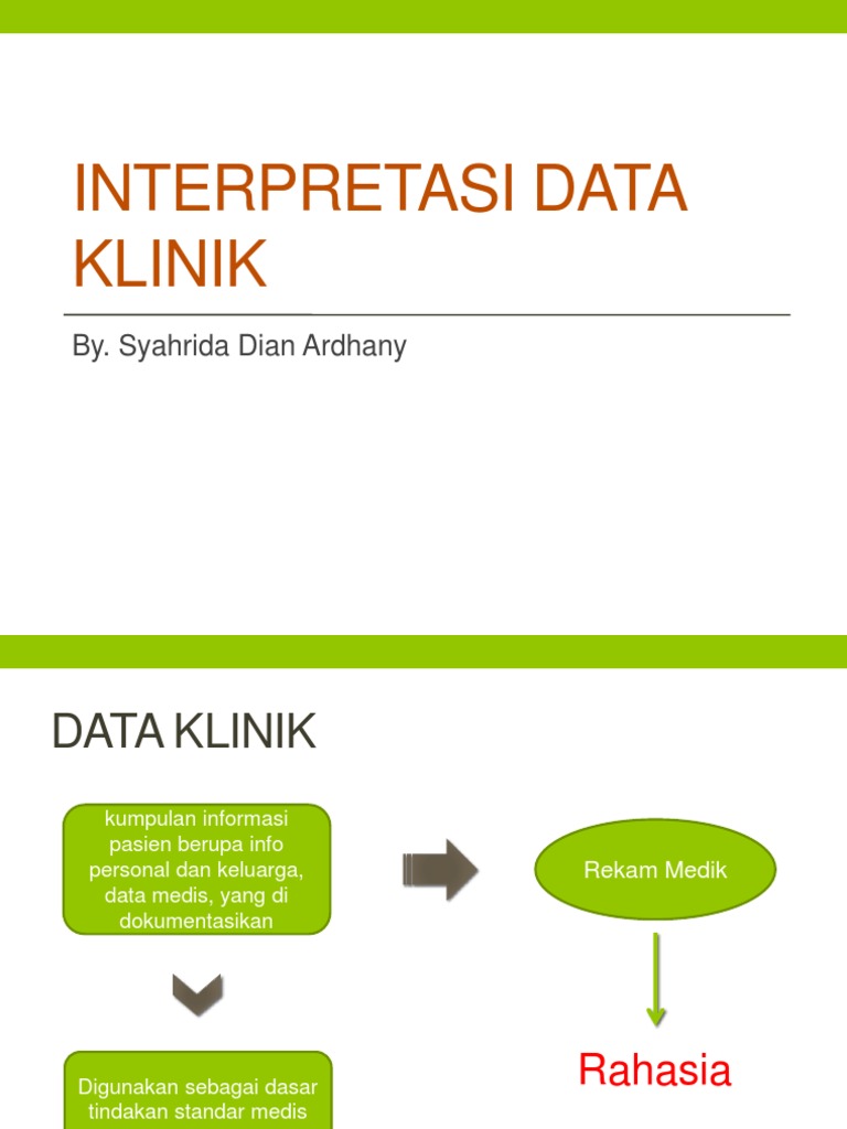 Interpretasi Data Klinik Pasien | PDF