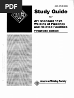 API1104 Code Clinic Study Guide 22 ND Edition PV | PDF | Nondestructive ...