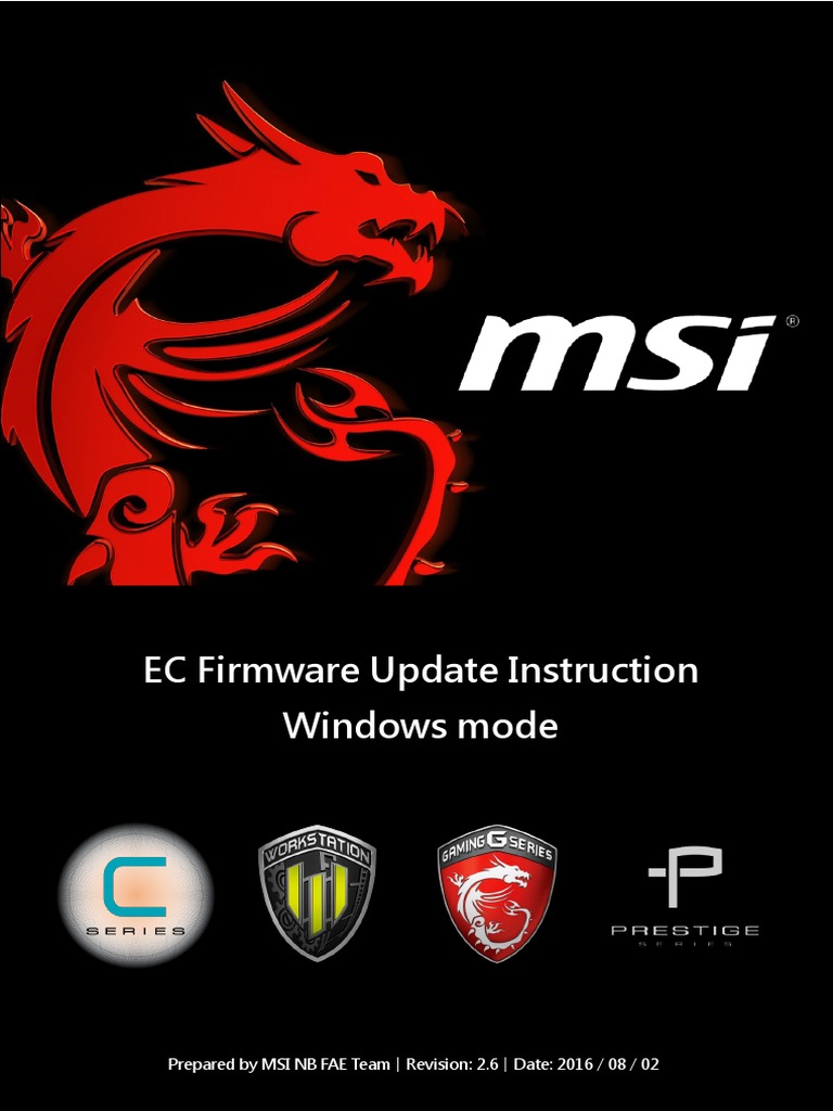 EC Firmware Update Instruction Windows Mode | PDF | Laptop | Ibm Pc ...