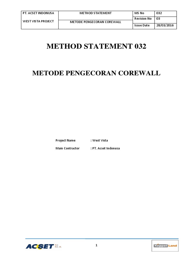 Metode Pengecoran Corewall | PDF