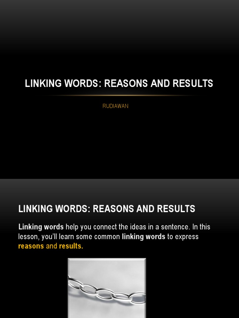 Reason and Result | PDF