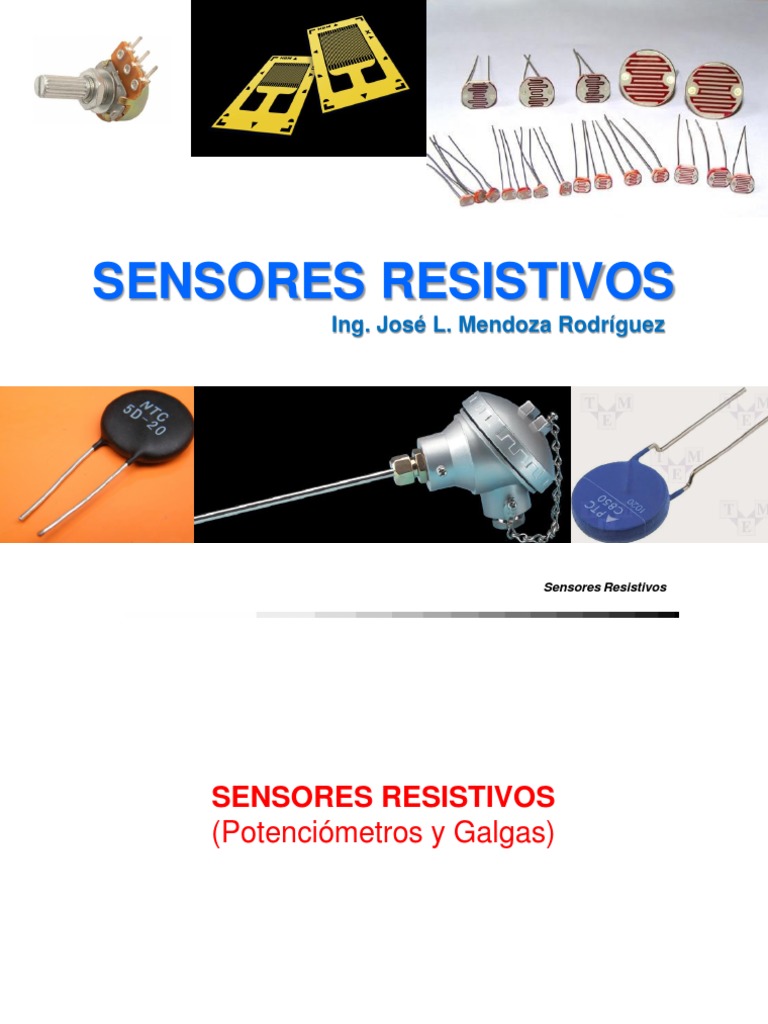 Sensores Resistivos | PDF | Resistor | Elasticidad (Física)