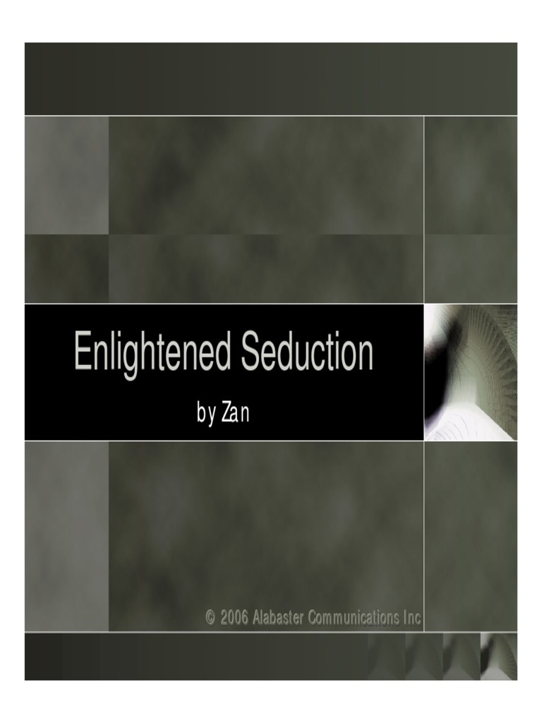 Zan Perrion - Enlightened Seduction The Way of The Natural Conversation ...