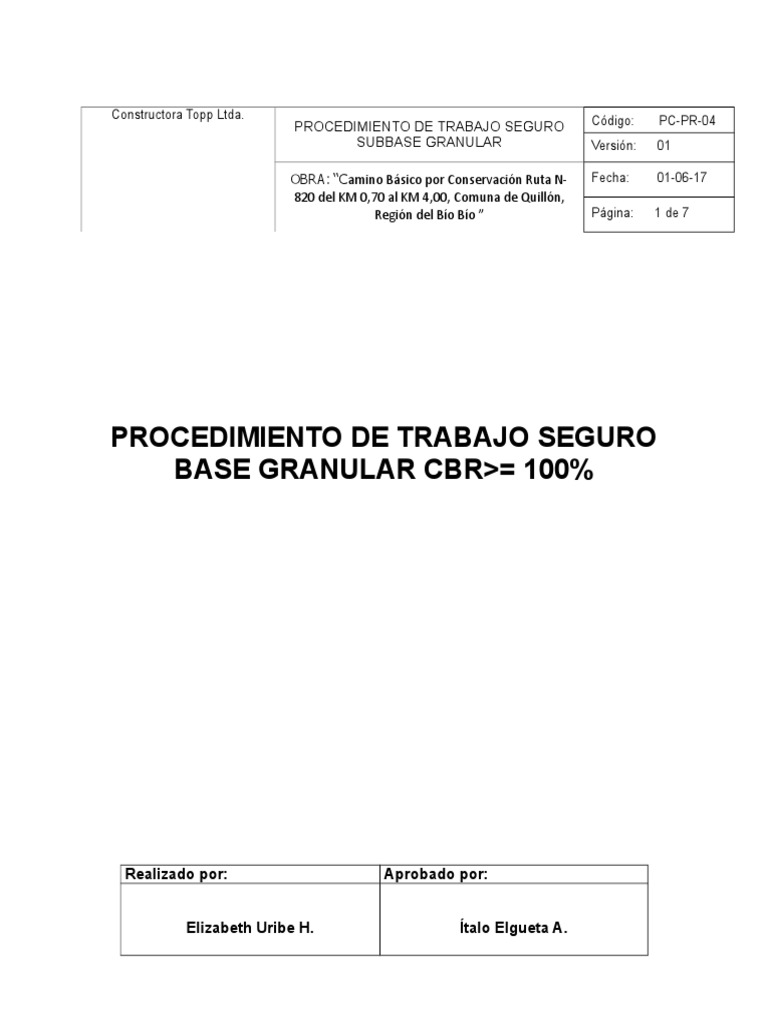 0.4. - Base Granular CBR | PDF