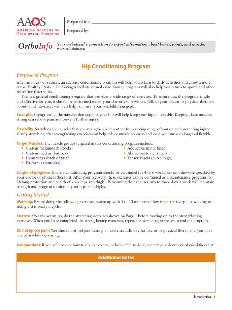 Rehab Hip 3 PDF | PDF | Hip | Physical Exercise