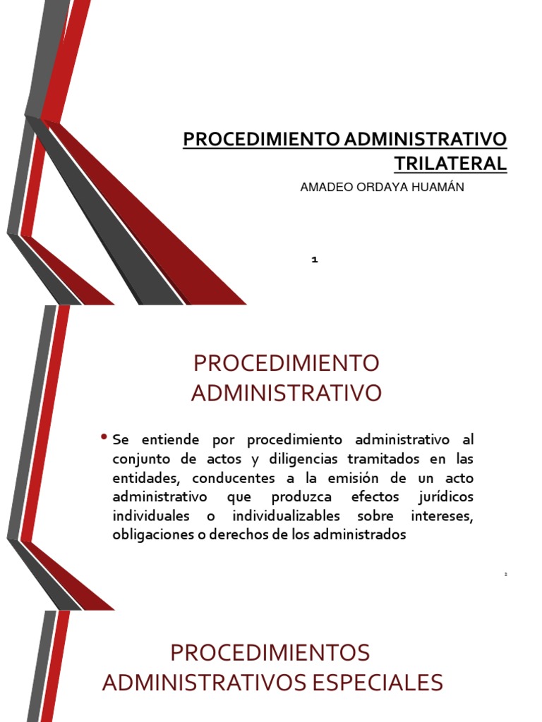 Sesión 10 Procedimiento Administrativo Trilateral | PDF | Mandato | Adopción