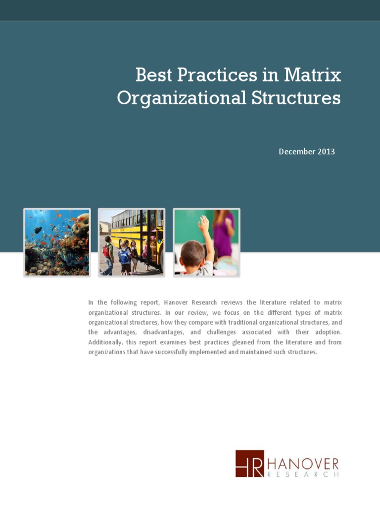 Matrix Organizational Structures PDF | PDF | Organizational Structure ...