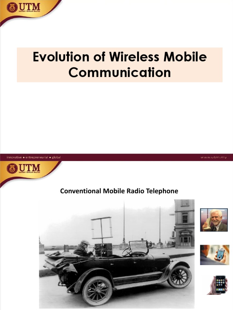 Evolution of Wireless Comm | PDF | High Speed Packet Access | 4 G