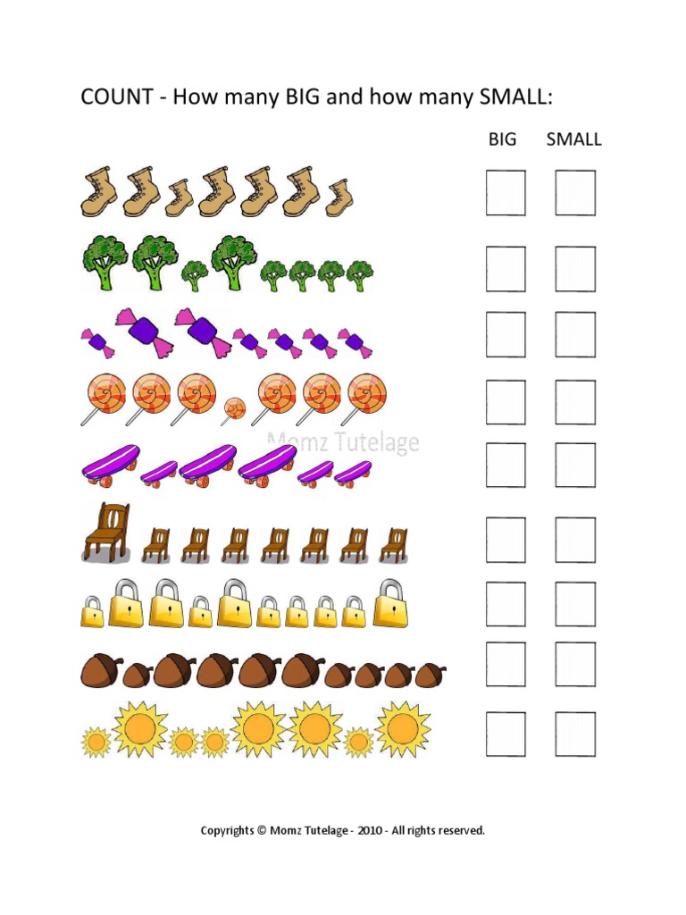 Microsoft Word - How-Many BIG N How-Many SMALL Count | PDF