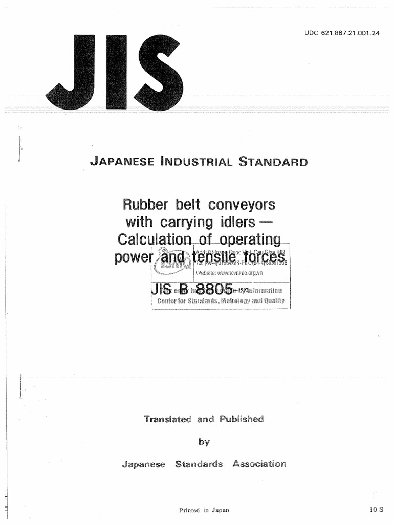 Jis B 8805-1992 | PDF