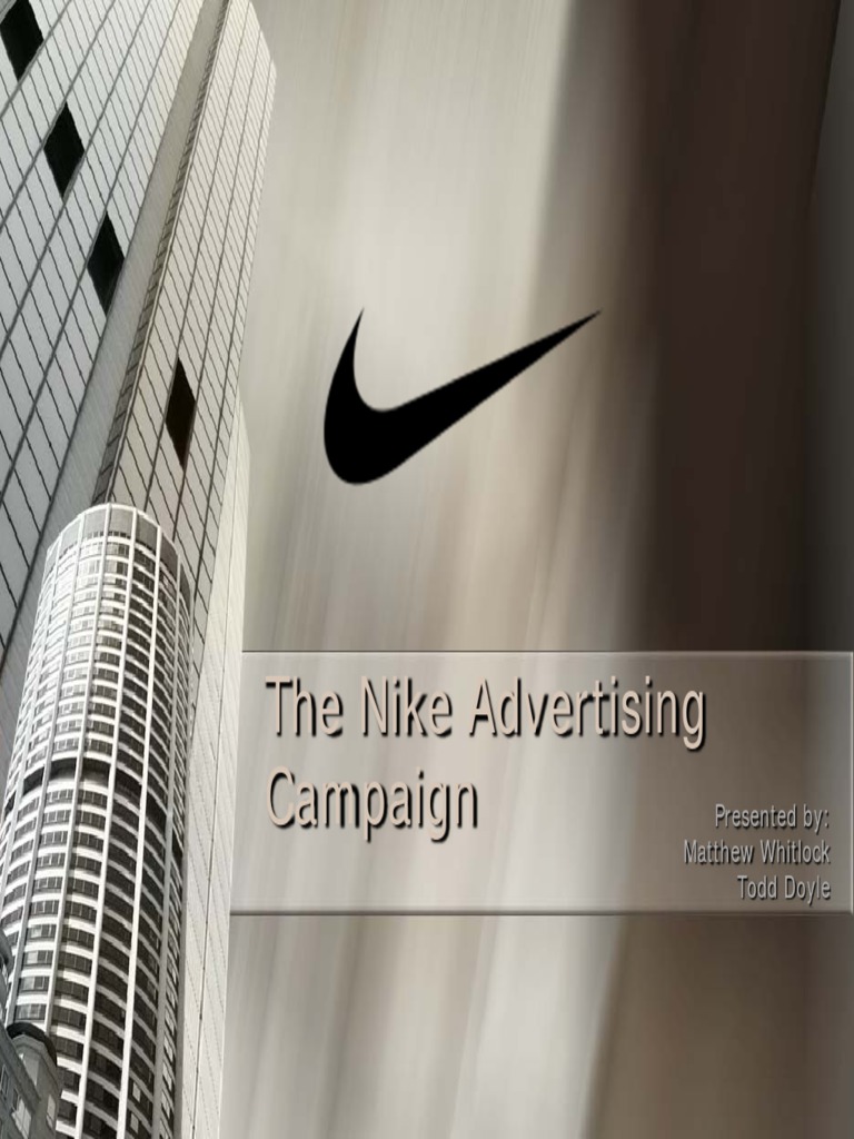 The Nike Advertising Campaign PDF | PDF | Nike | Sneakers