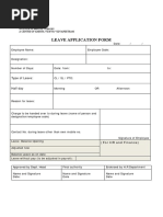 Travel and Outstation Form | PDF